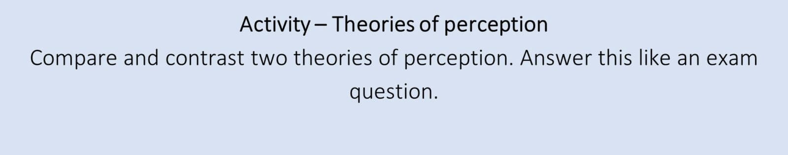 Constructivist theory of perception | What?, strengths & weaknesses