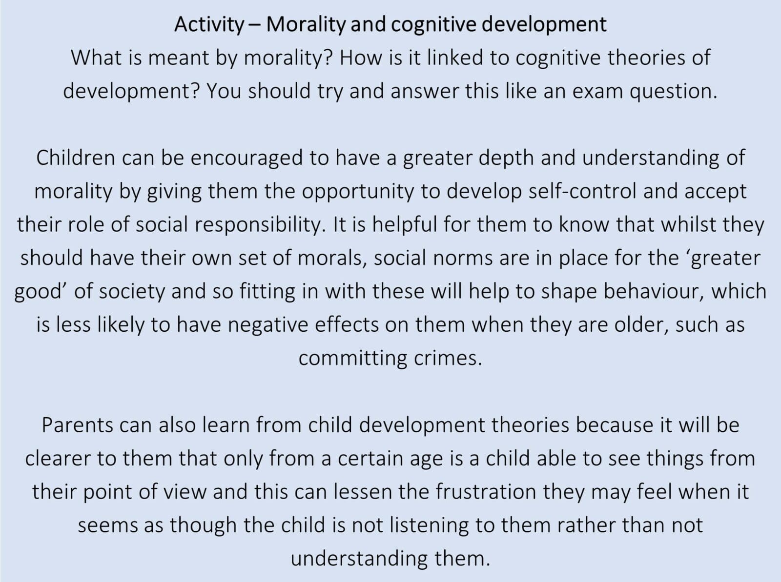 Morality issues in psychology | Dilemmas & cognitive development